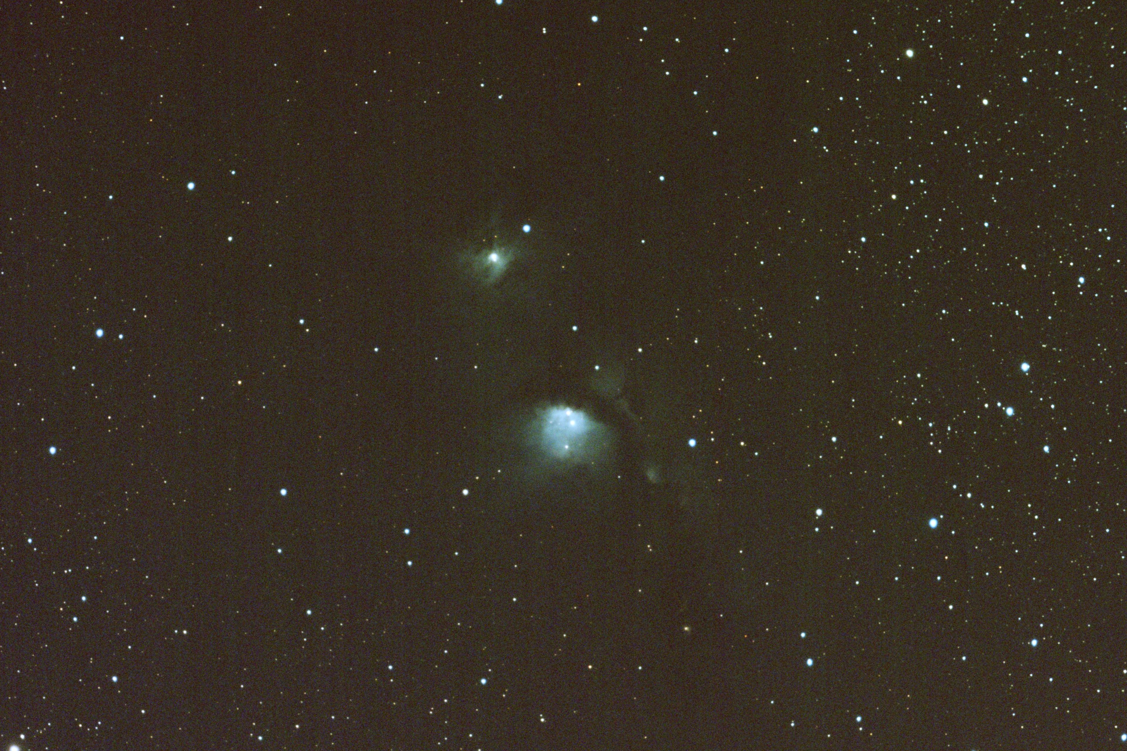 M78（NGC 2068）(AL107PH)(2022/01/24夜) : 星は空の彼方、月よりも遠く