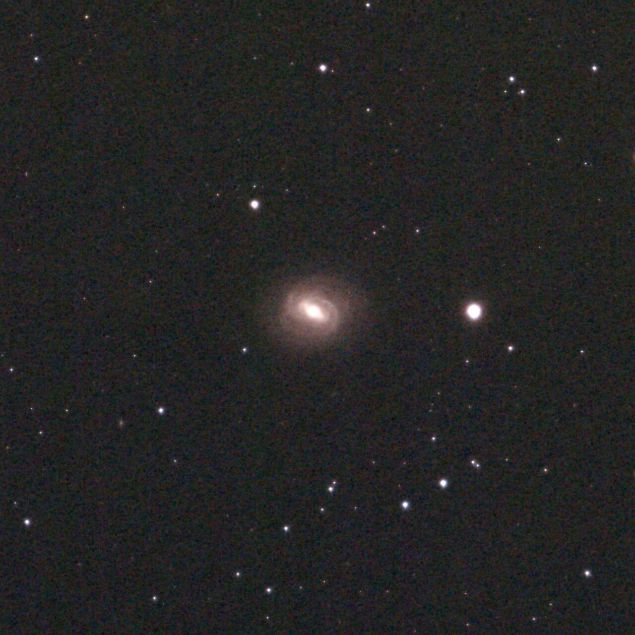 M58（NGC 4579）（AL107PH）(2022/03/04) : 星は空の彼方、月よりも遠く