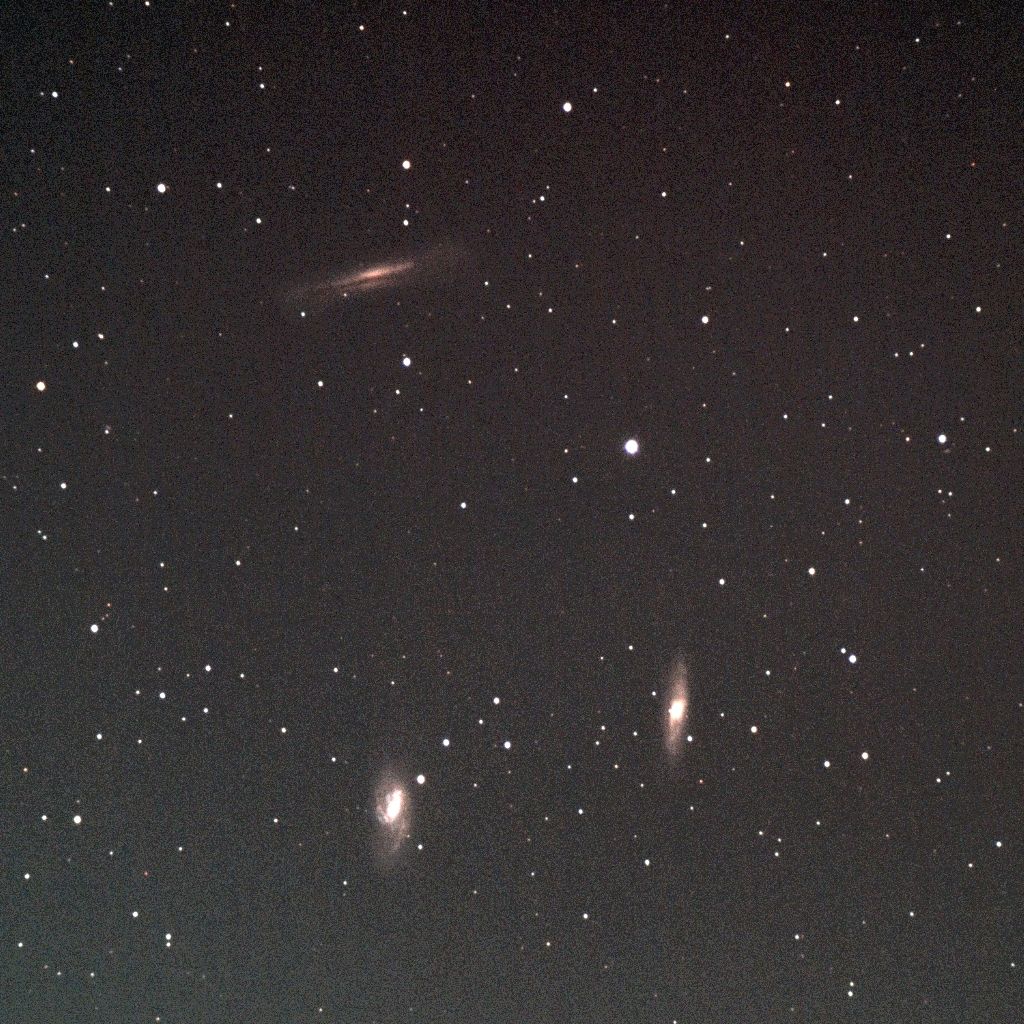 幕間のM65、M66、NGC3628（2月21日未明） : 星は空の彼方、月よりも遠く