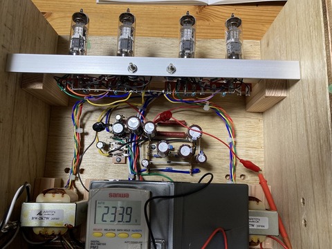 出力段完成！ PCL86 CSPP Amp : ひでじの手作りオーディオ