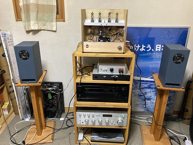 PCL86 CSPP Amp 結線完了！鳴りました : ひでじの手作りオーディオ