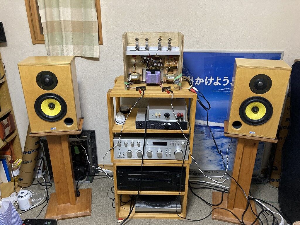 鳴りました！まだ無帰還 PCL86 CSPP Amp : ひでじの手作りオーディオ