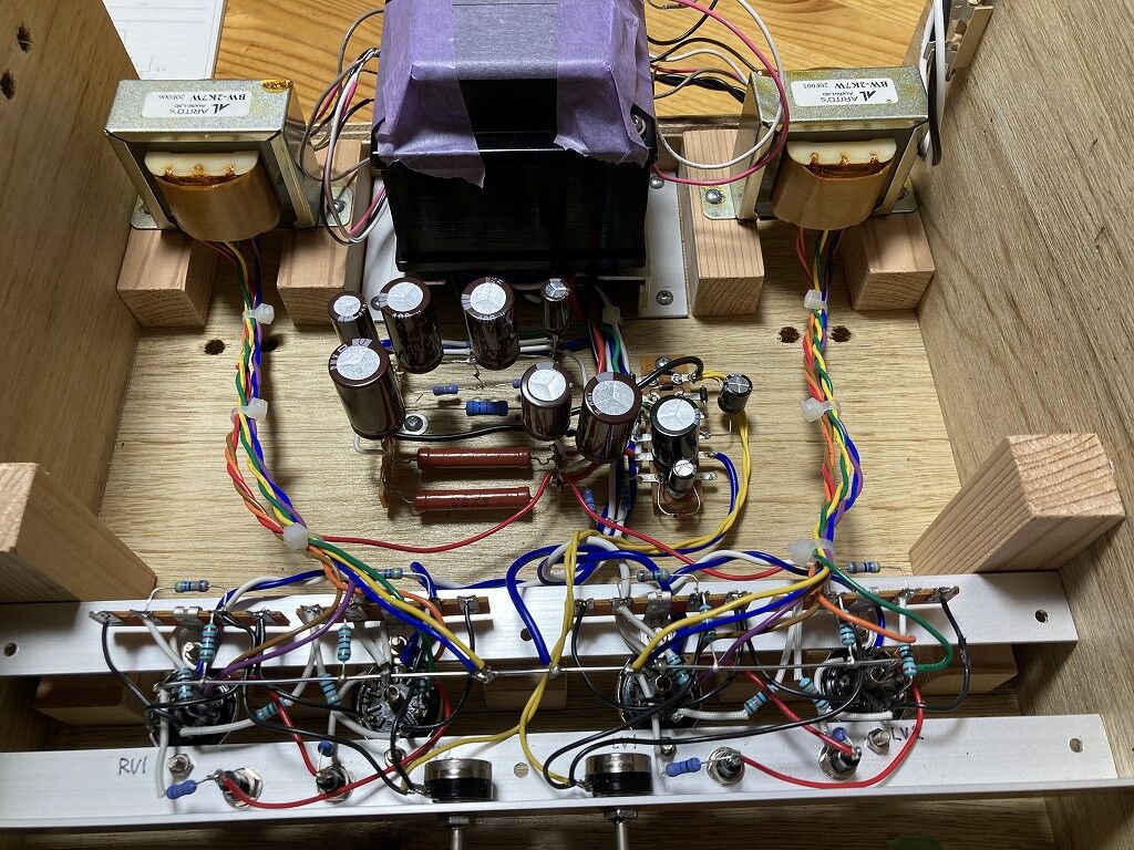 出力段完成！ PCL86 CSPP Amp : ひでじの手作りオーディオ