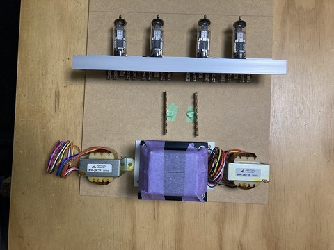 製作始めました！ PCL86 CSPP Amp : ひでじの手作りオーディオ
