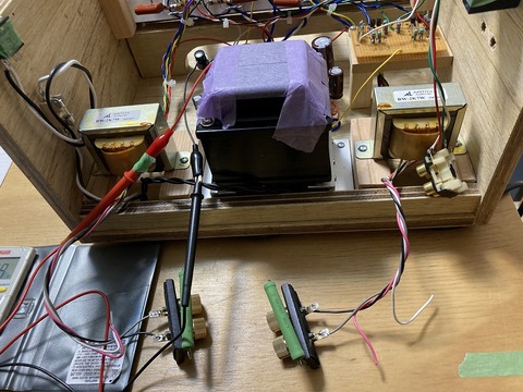 慣らし中＆裸特性 PCL86 CSPP Amp : ひでじの手作りオーディオ