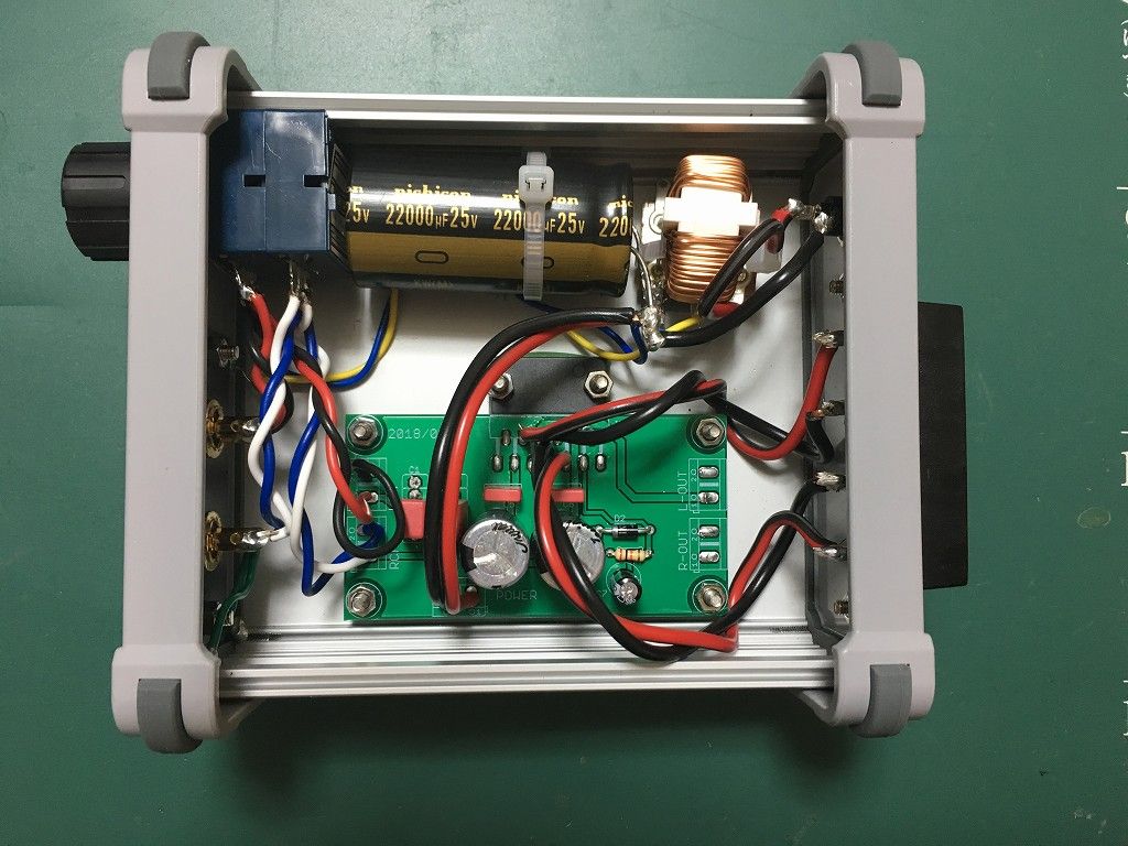 Philips TDA1552Q アンプ完成！ : ひでじの手作りオーディオ