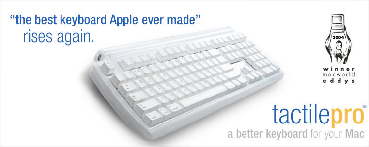 Matiasの『Tactile Pro Keyboard for Mac』を購入した! : tidestar