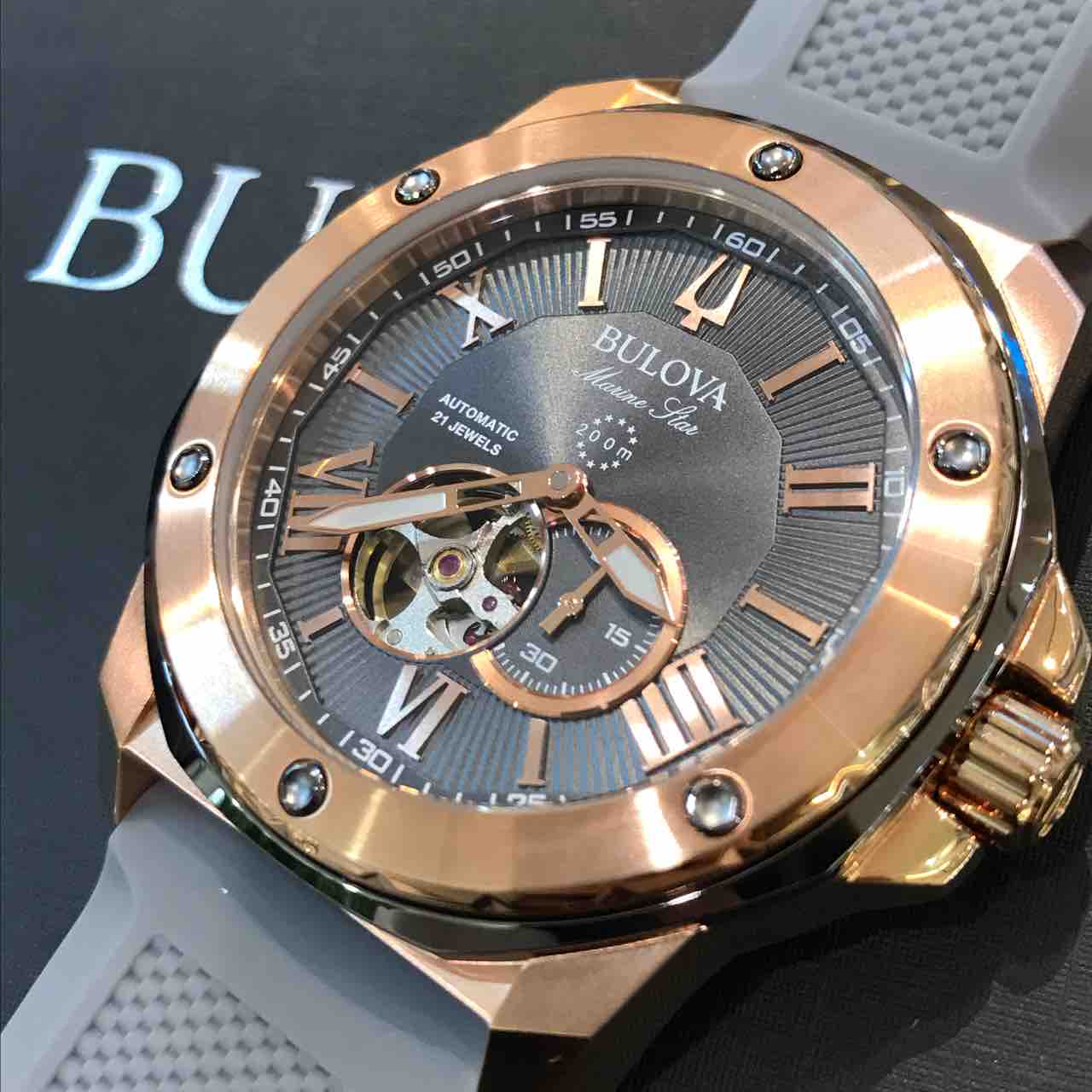 【再入荷のお知らせ】BULOVA MARINE STAR【98A282/98A228/98A227】 | タイムズギア あべのキューズモール店 ...