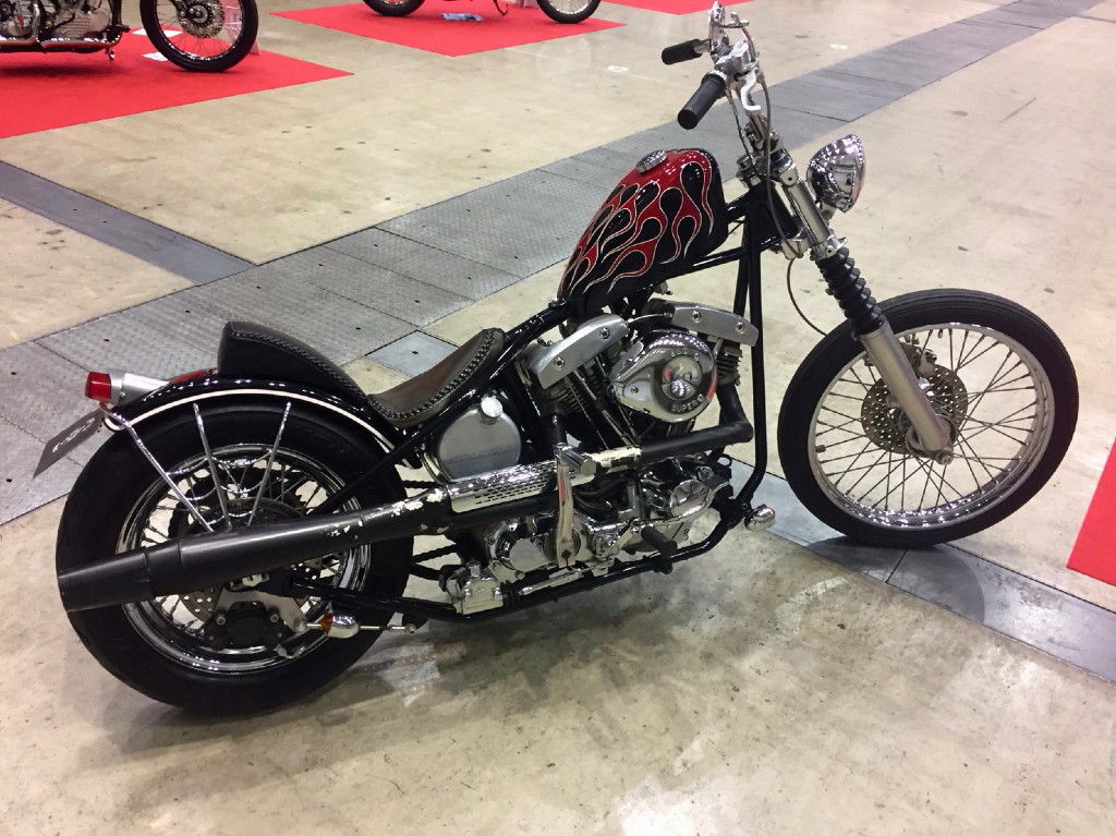 TISS CUSTOM LEATHERS SENDAI JAPAN:BAY AREA CHOPPER CUSTOM BIKES SHOW