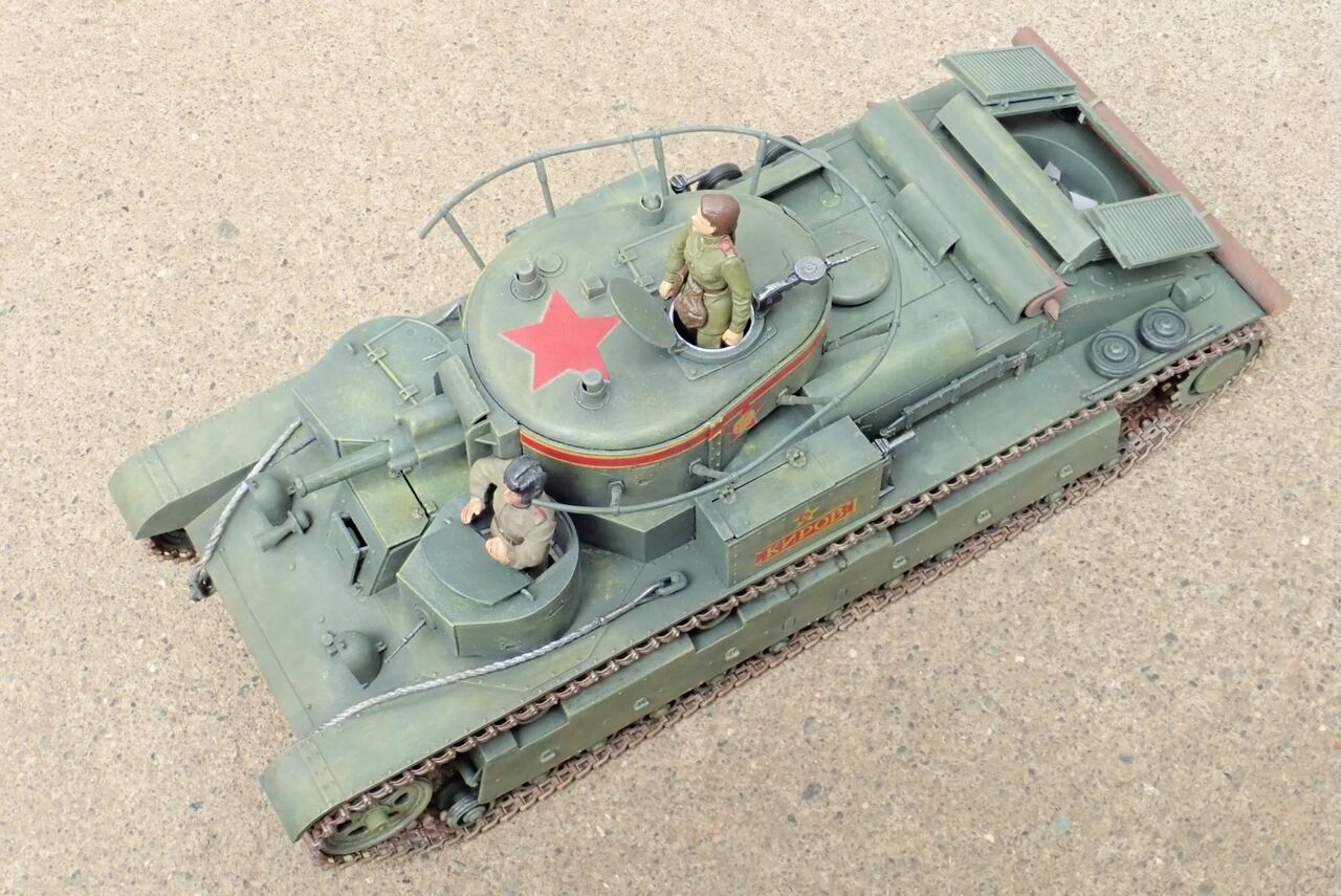 ◉T-28(ICM 1/35)1990年代に製作し、2020年代に微調整 ◉T-28(ICM 1/35)1990年代に製作し、2020年代に微調整