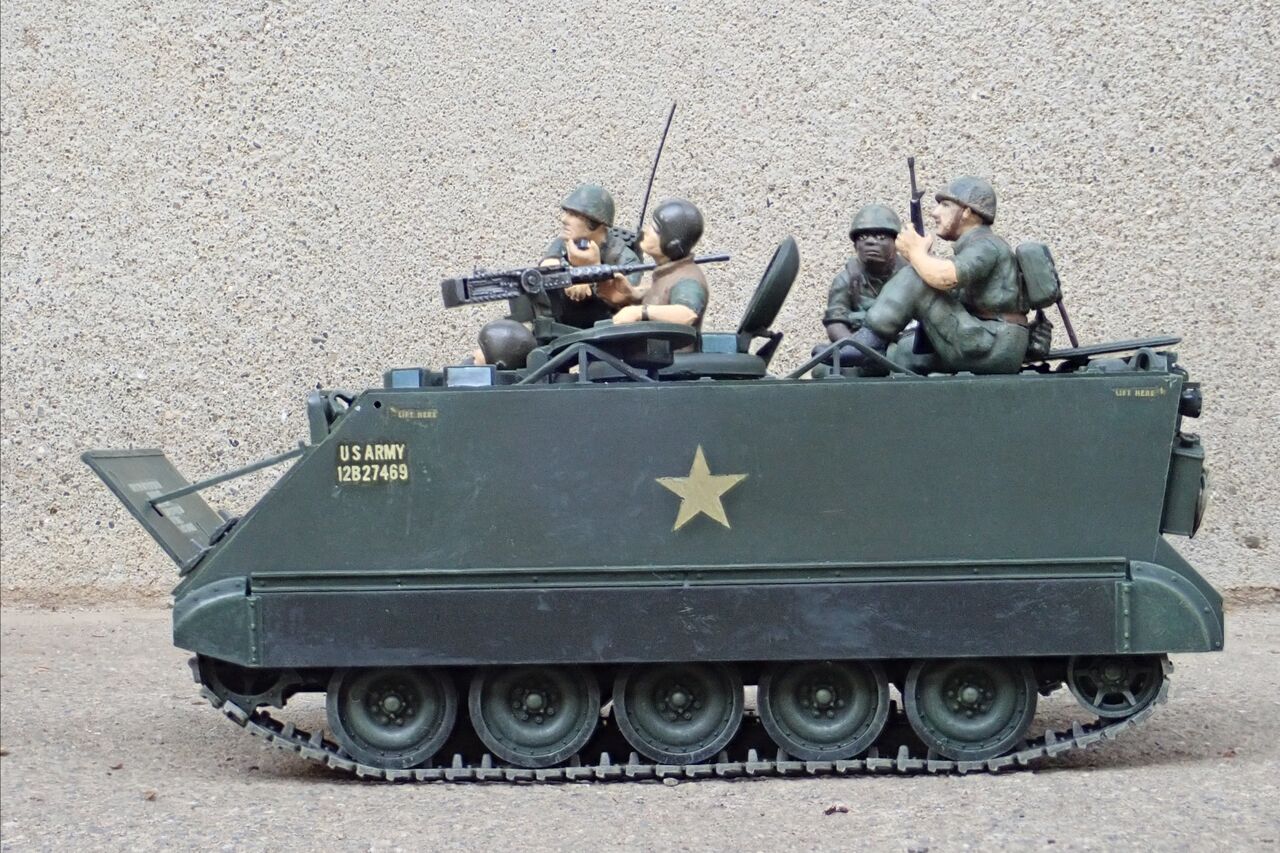 T.M.のプラモMUSEUM : 機甲兵員輸送車M113（TAMIYA 1/35 MM40） 1978年ごろ製作・2024年1月レストア