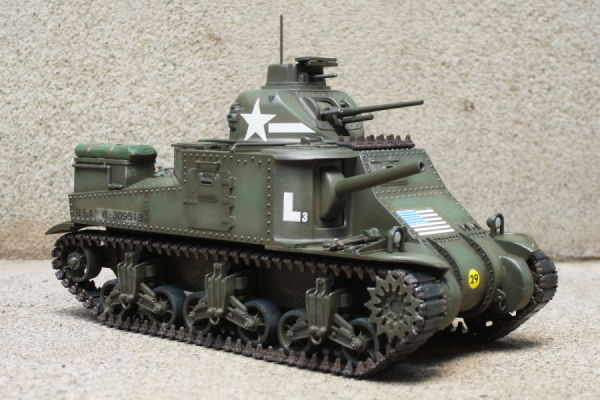 T.M.のプラモMUSEUM : M3リー（MONOGRAM 1/32） 2013年7月製作・2023年7月フィギュア製作し追加