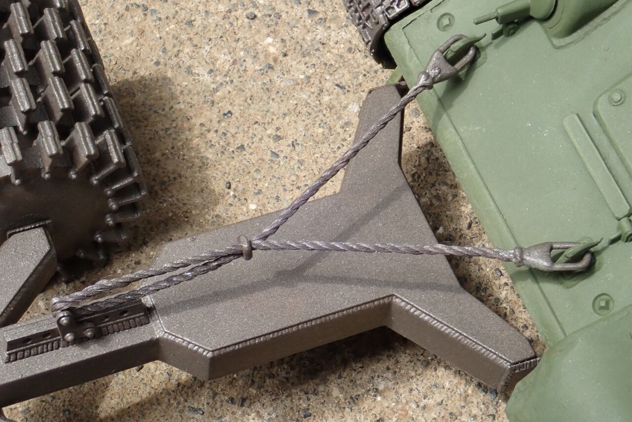 T.M.のプラモMUSEUM : PT-34 マインローラー搭載戦車（TAMIYA 1/35 MM59 & ARSENAL 1/35 MM2）