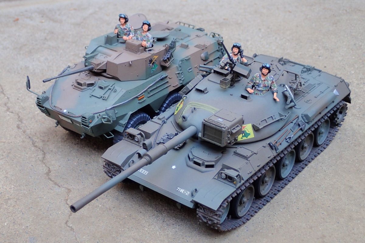 ◉74式戦車(TAMIYA 1/35 MM114)~1999年に製作 : T.M.のプラモ ◉74式戦車(TAMIYA 1/35 MM114)~1999年に製作 : T.M.のプラモ