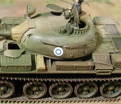 T.M.のプラモMUSEUM : T55 マインローラ装備型（TRUMPETER 1/35）2002年3月完成