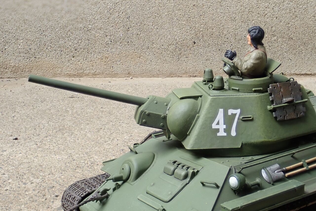 T.M.のプラモMUSEUM : PT-34 マインローラー搭載戦車（TAMIYA 1/35 MM59 & ARSENAL 1/35 MM2）