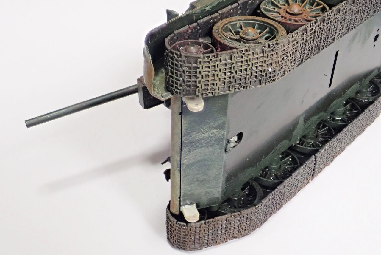 T.M.のプラモMUSEUM : ︎48年前に製作したT-34/761943年型をPT-34としてレストア中