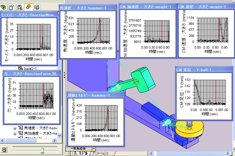 COSMOSMotionを使う : 3DCADで設計を楽しむ