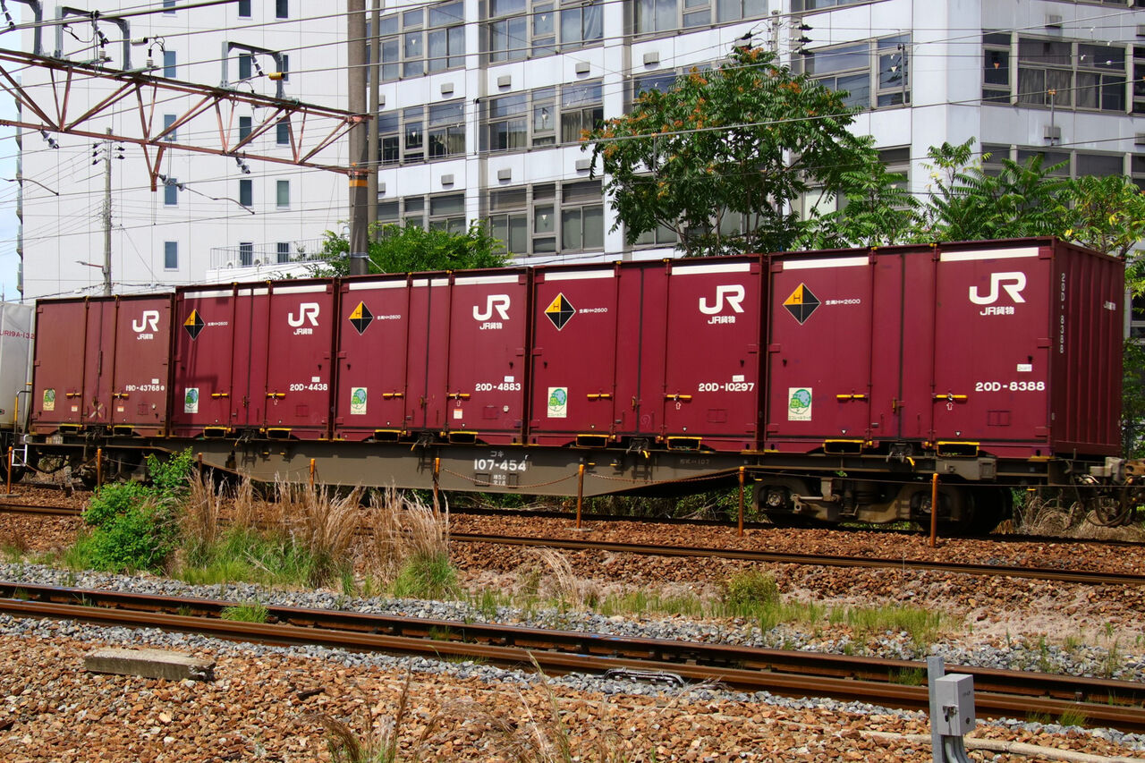 2025/7/11の1070レ : 貨物列車編成記録帳