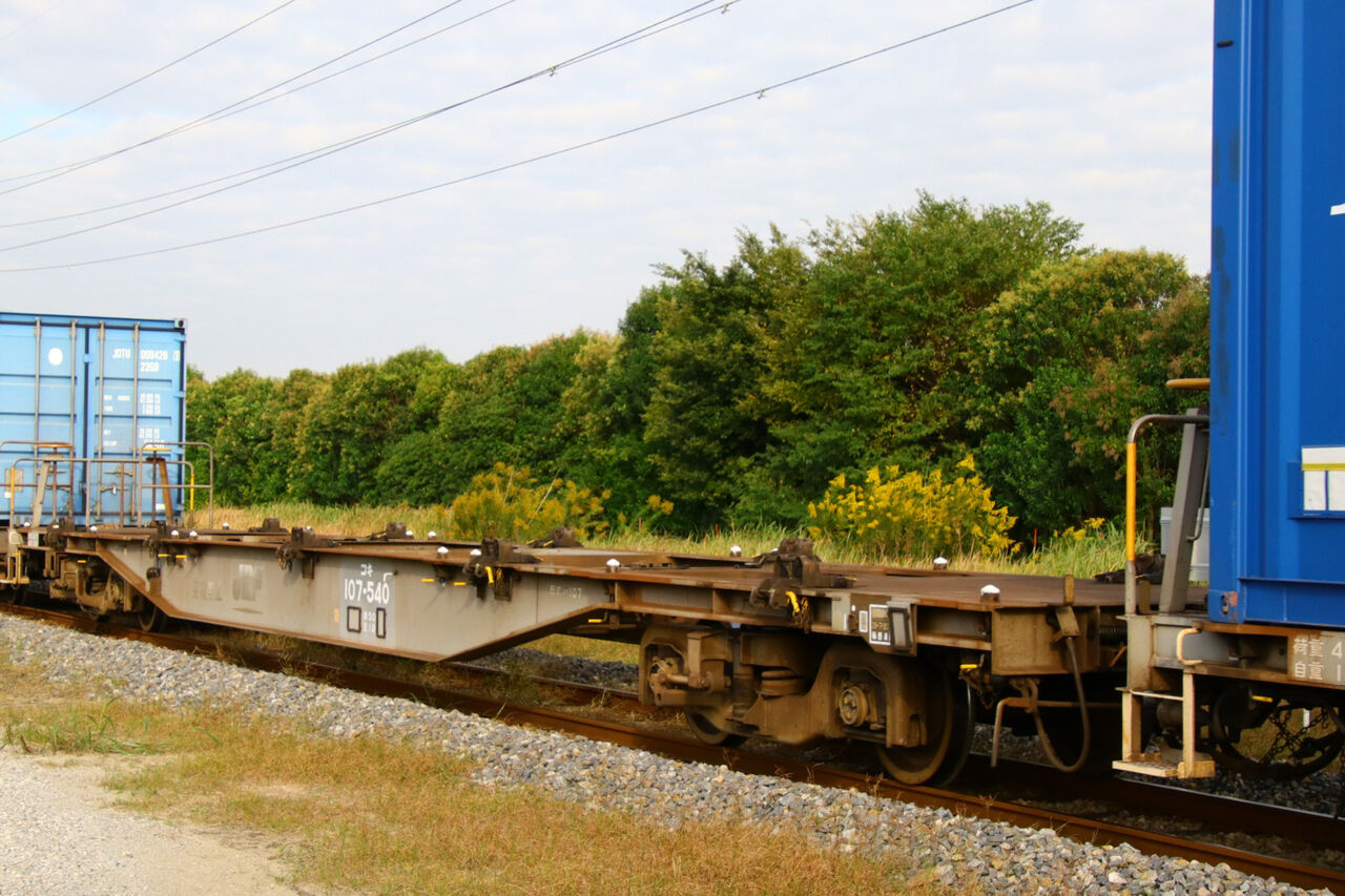 2022/10/28の京葉臨海507レ : 貨物列車編成記録帳