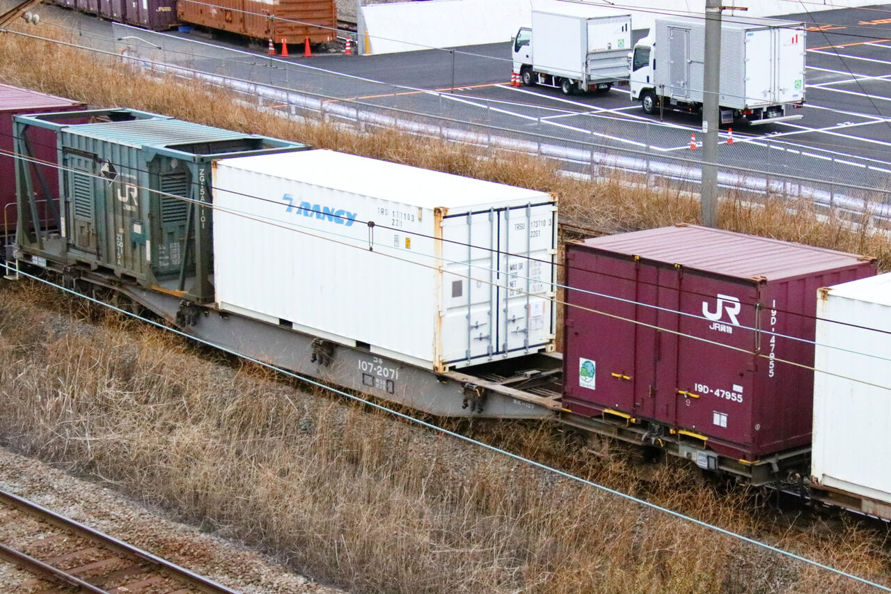 2024/2/2の4073レ : 貨物列車編成記録帳