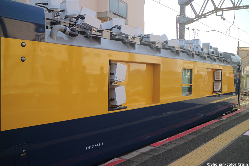 【遂に本線へ】JR西日本新型総合検測車｢DEC741｣ E1編成が近畿車輛を出場！ : 湘南色の部屋（Shonan-color train）