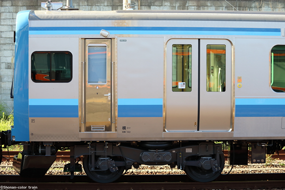 【JR東日本】相模線新型E131系500番台コツG-01編成が落成、国府津車両センターへ配給輸送 : 湘南色の部屋（Shonan-color train）