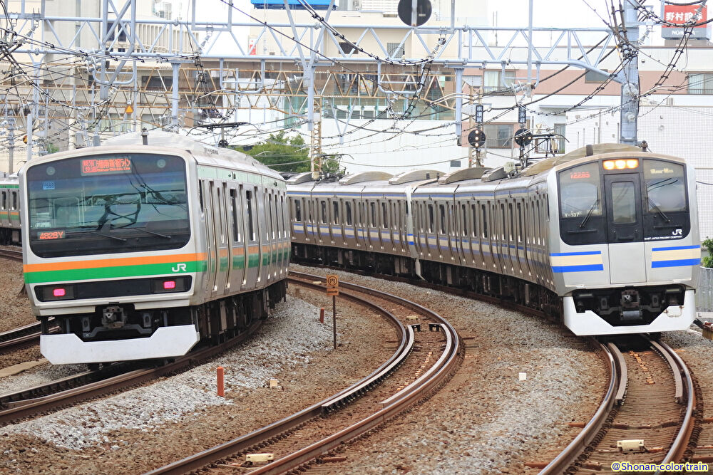 海外譲渡の噂があるE217系とE257系2000番台「踊り子」等を戸塚カーブ付近で撮る！ : 湘南色の部屋（Shonan-color train）