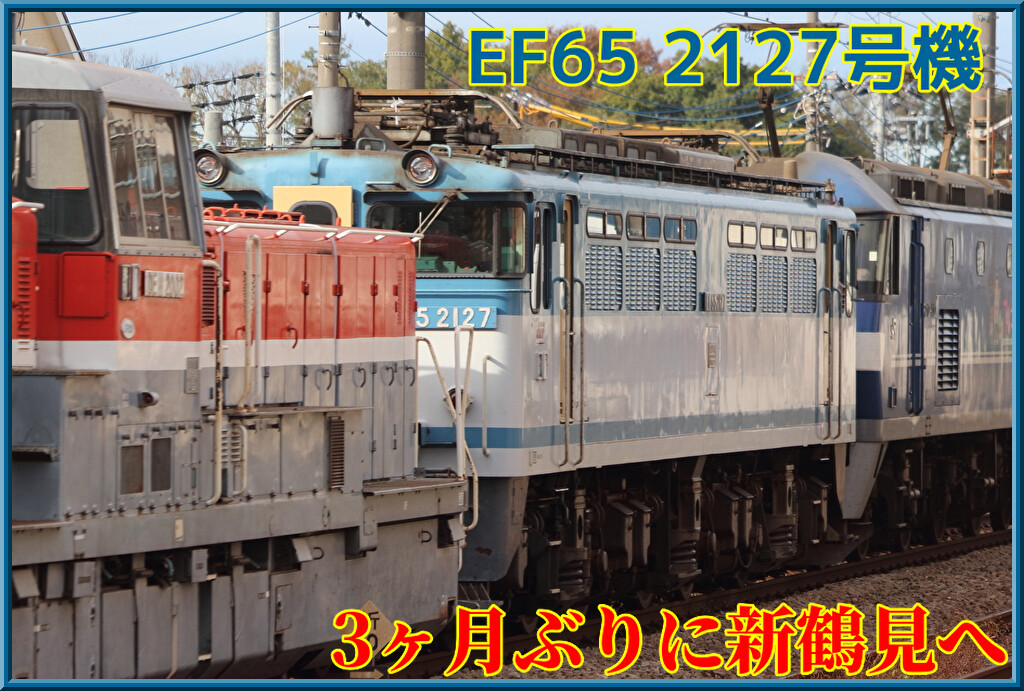 【JR貨物】EF65 2127号機とEH500 43号機がOM出場 : 湘南色の部屋（Shonan-color train）