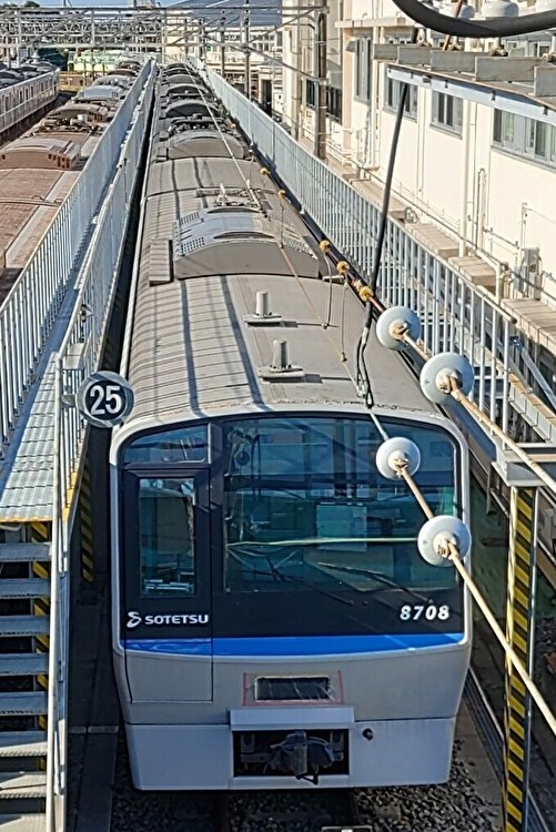 【改造途中】相鉄8708×10（8708F）に変化 : 湘南色の部屋（Shonan-color train）