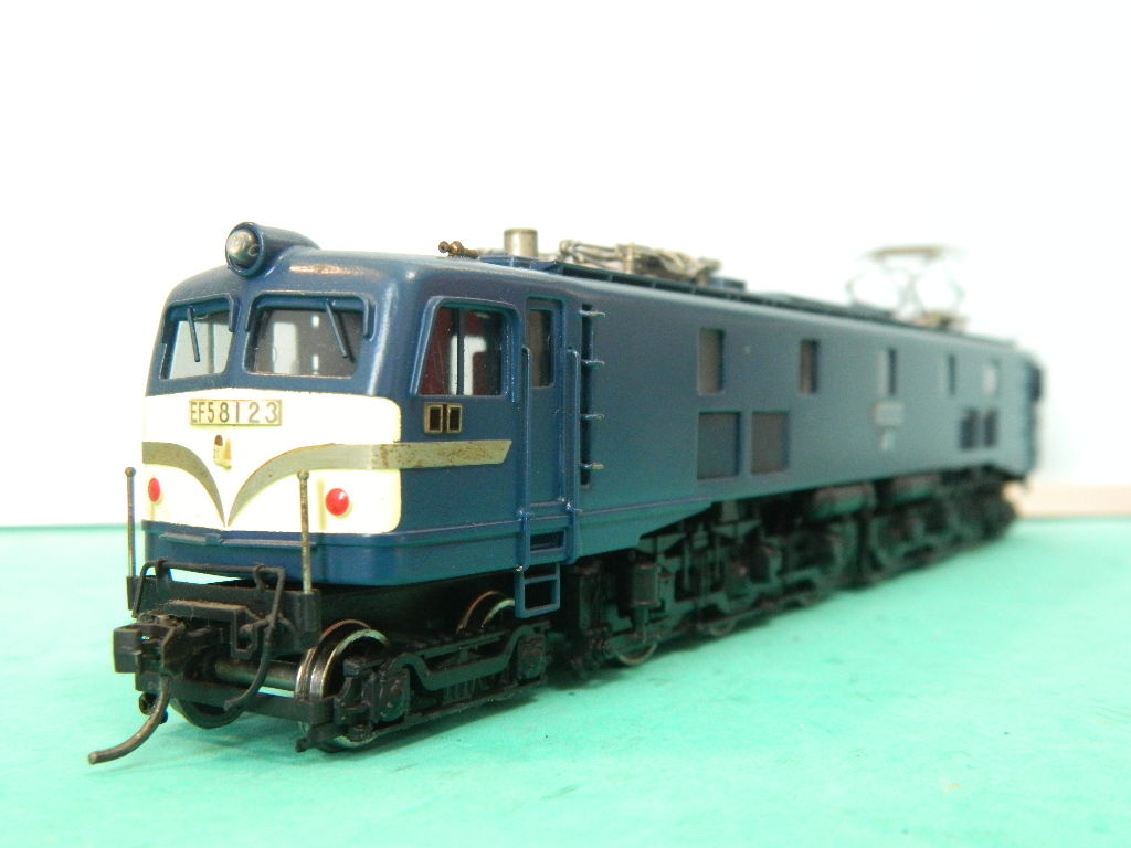鉄道模型への旅のblog : EF58 123電気機関車(HO模型)