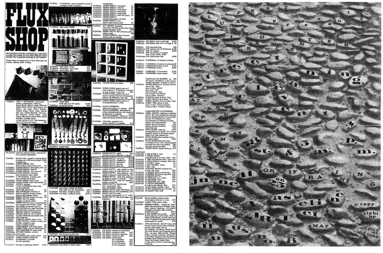フルクサス新聞7号～11号（全11号）のご紹介 : ギャラリー ときの忘れもの
