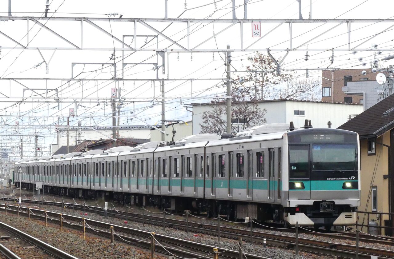 E233系2000番台車[マト2編成]試運転撮影記（2024.12.13） : TOMODACHIYA鉄道日記