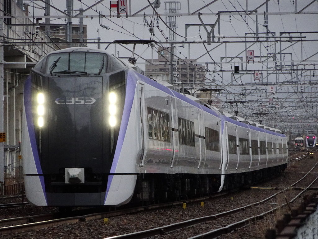 E353系（S103＋S203編成）送込回送撮影記（H30.3.16） : TOMODACHIYA鉄道日記