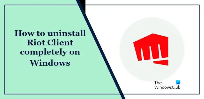 Cách gỡ bỏ hoàn toàn Riot Client trên Windows 11 : tonyteocgcpのblog