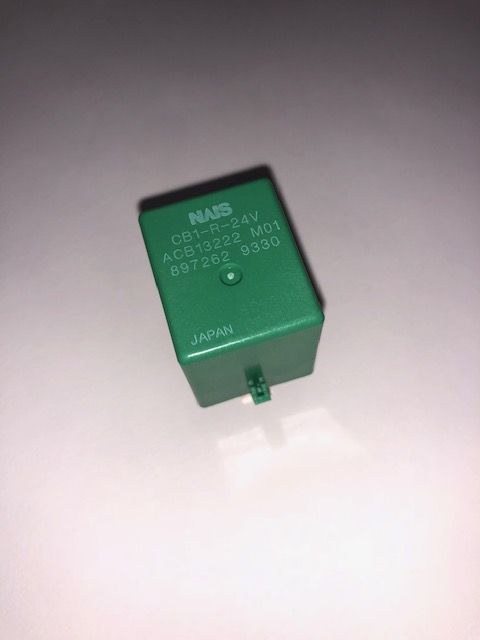 いすゞ用24Vリレーを低額販売 8-97262933-0 : はい、「ツールプロダクツ西条」です。