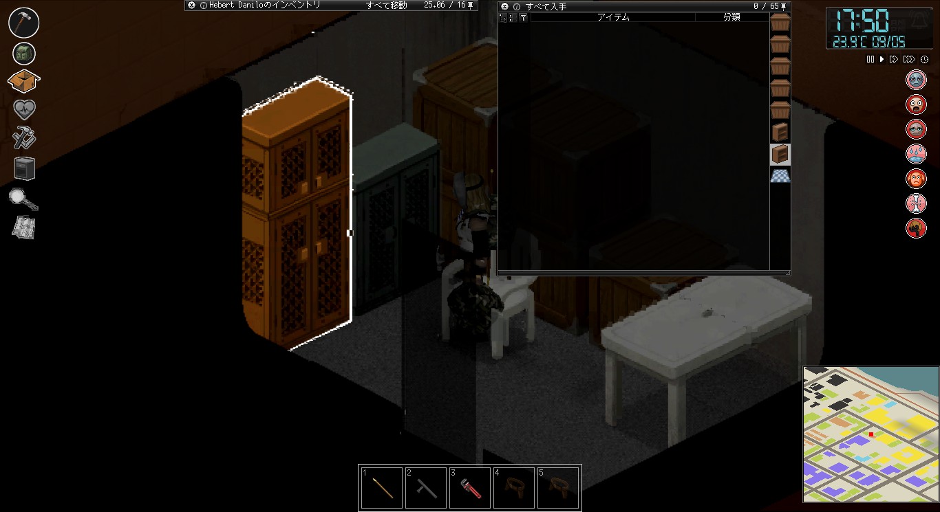 NSIの日記Re. : zomboid#71 M16ライフル用5.56mm弾が7箱も大量ゲットできた！！！