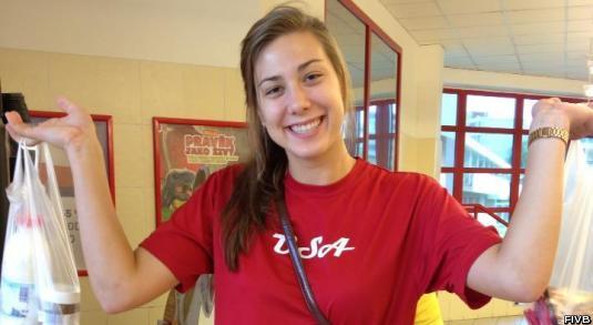 長身美女図鑑 : Sarah Burrington