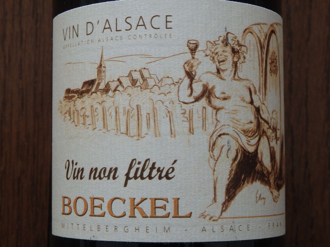 Vin Non Filtrè Maison BOECKEL VIN D’ALSACE 2019 : 忠犬コロ子のグルメ日記