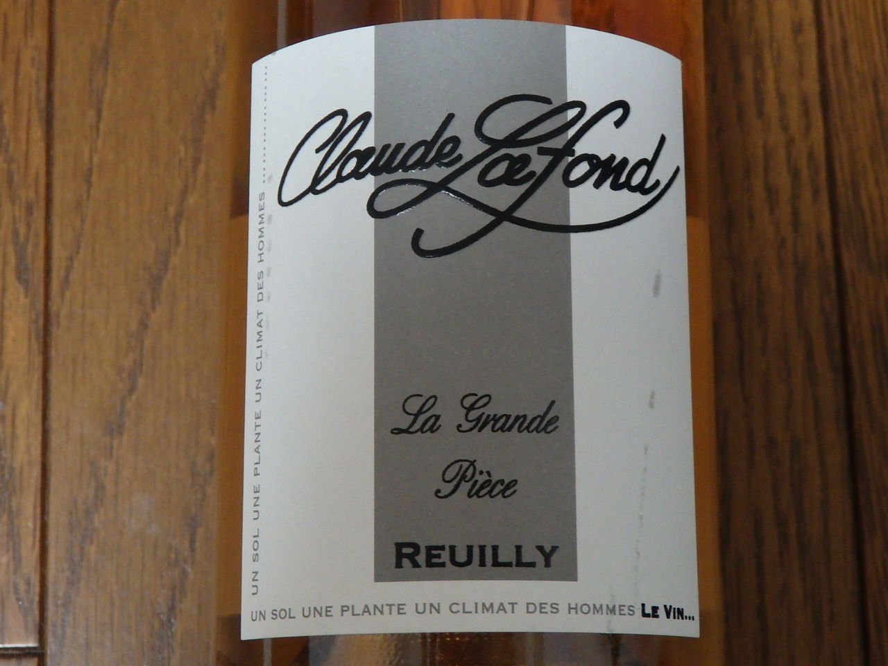 REUILLY GRIS LA GRANDE PIECE 2013 DOMAINE Claude Lafond : 忠犬コロ子のグルメ日記