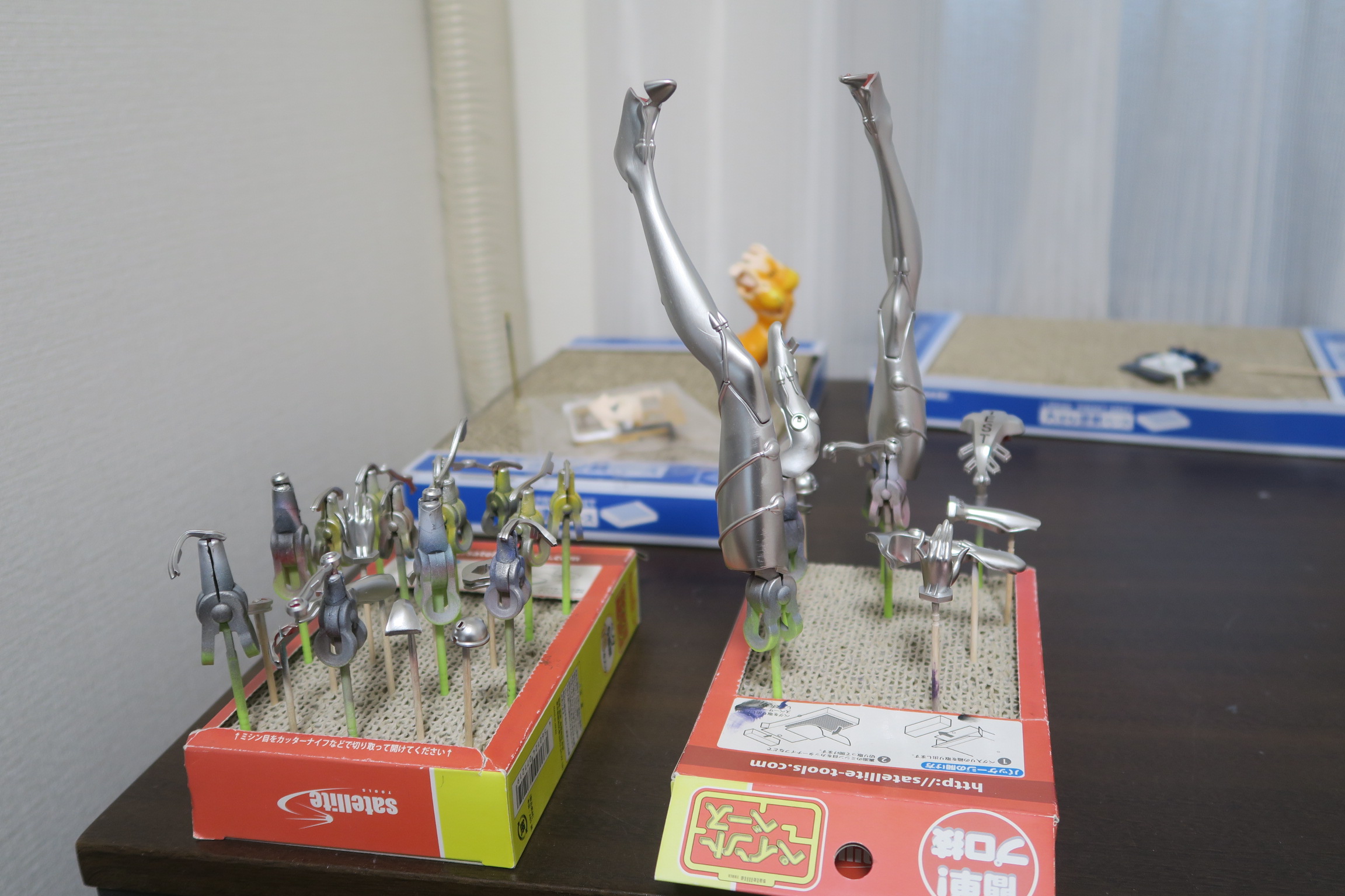 toshiのガレキぶろぐ : 【Figure-rise LABO アスカ 製作日記1】塗装中その1