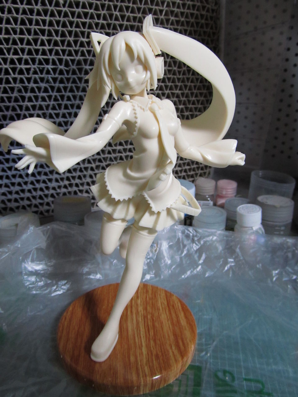 toshiのガレキぶろぐ : 【Heartsnativeミク 製作日記2】仮組み完成