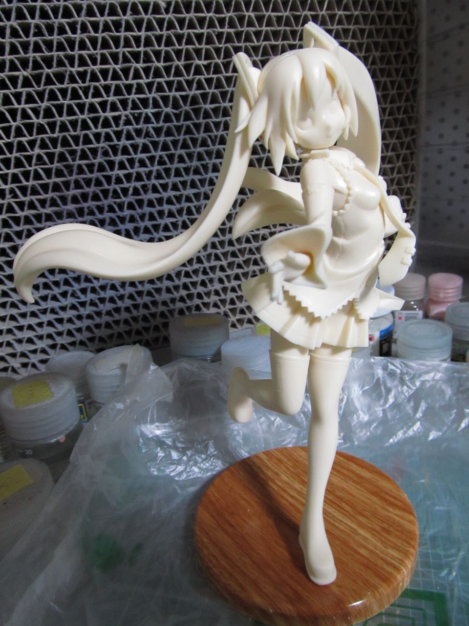 toshiのガレキぶろぐ : 【Heartsnativeミク 製作日記2】仮組み完成