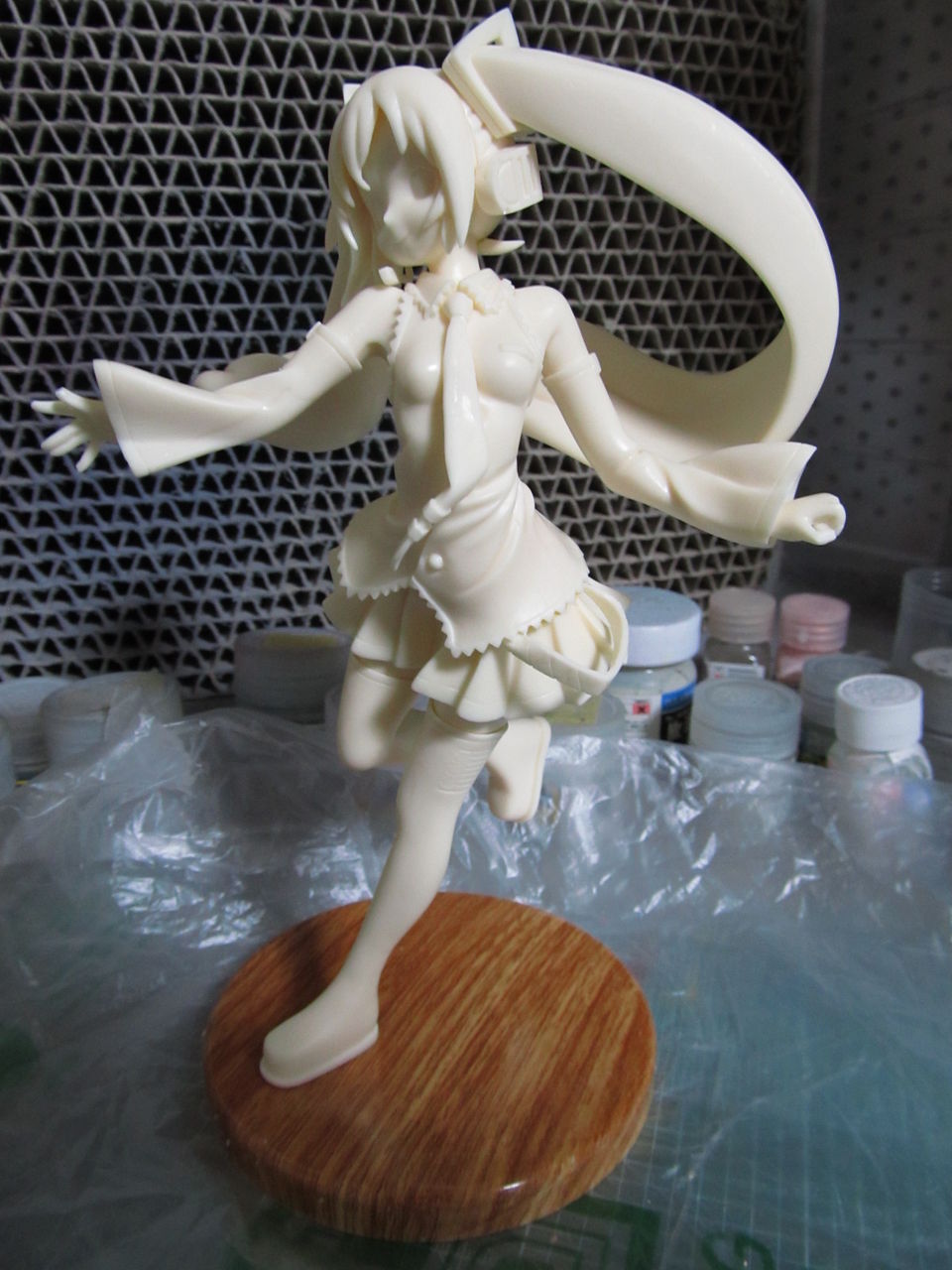 toshiのガレキぶろぐ : 【Heartsnativeミク 製作日記2】仮組み完成