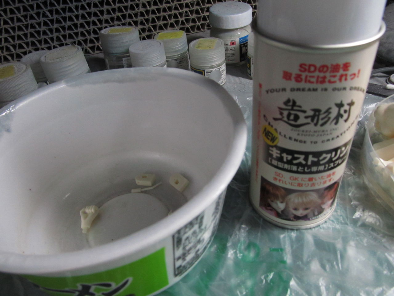 toshiのガレキぶろぐ : 【Heartsnativeミク 製作日記2】仮組み完成