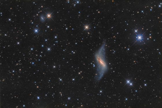 深夜道楽 : 極リング銀河 NGC660