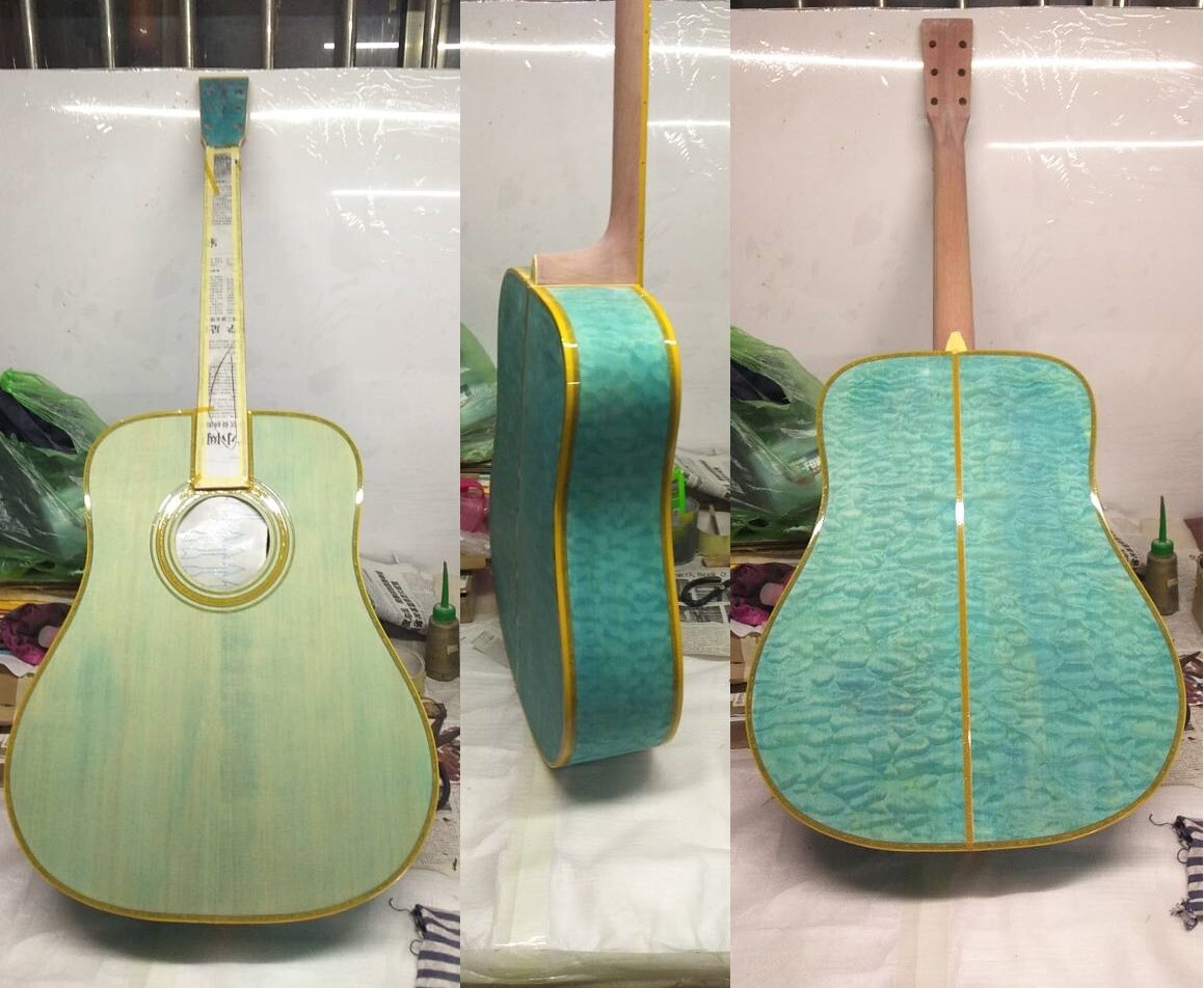 TD-1Aブルーメイプル : TOYAギター （夢を形に、趣味のオーダーメイドギター）