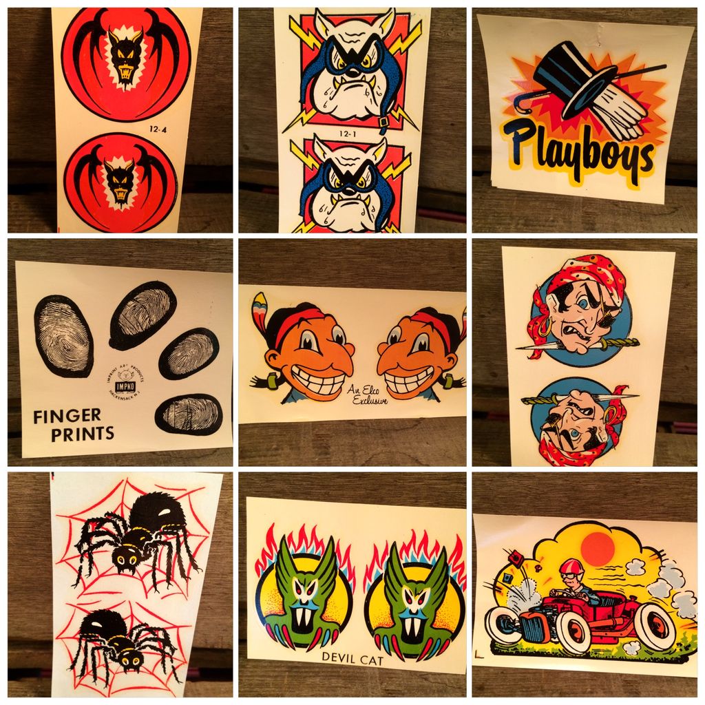ラスト！！第5弾 1960's IMPKO Decal 水張りステッカー！！ | 愛知県春日井市にあるVINTAGE TOY＆JUNKのお店 ...