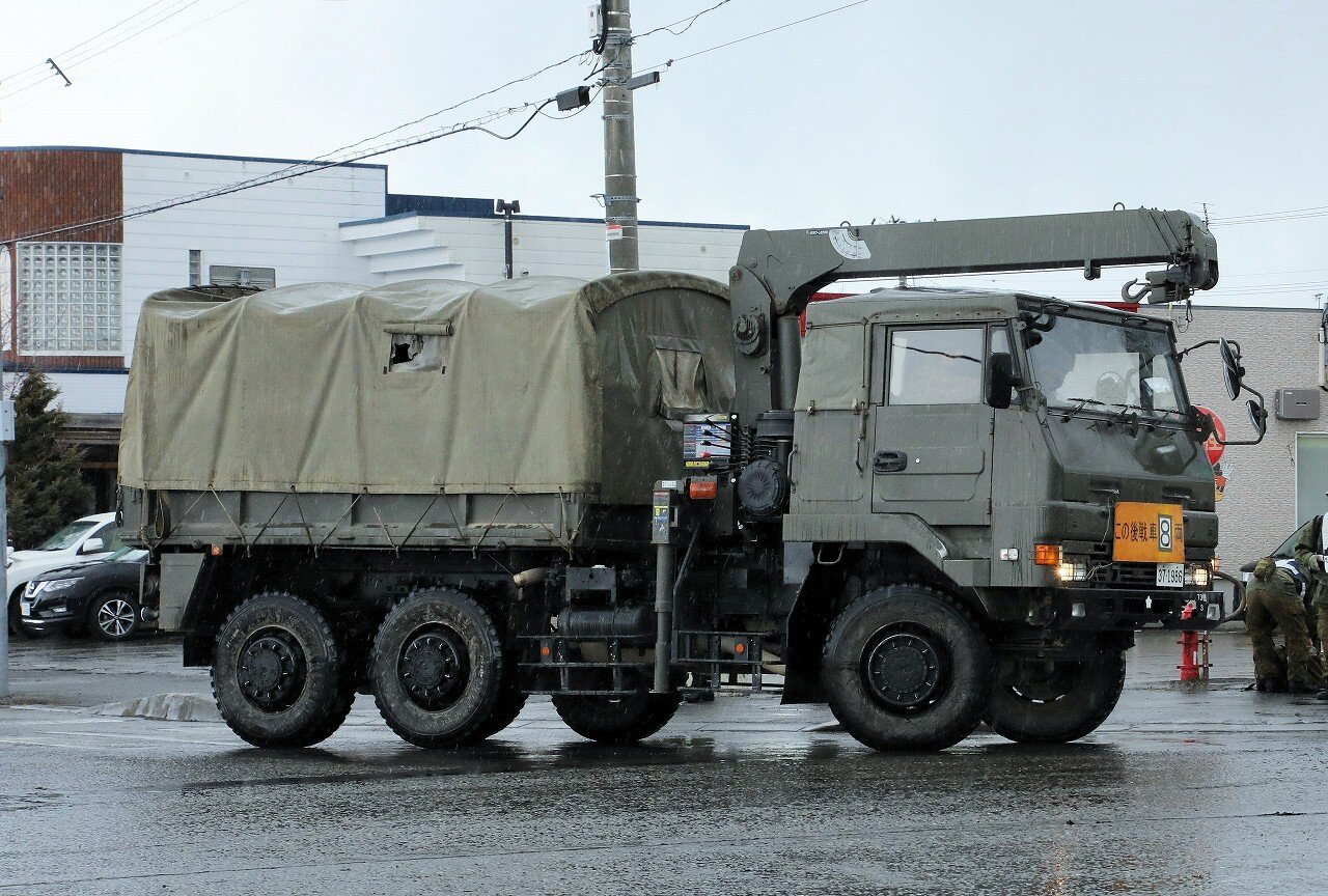 3トン半トラック(作業装置付き) 第73戦車連隊 : エヌティーさんの検修庫(trans5885)