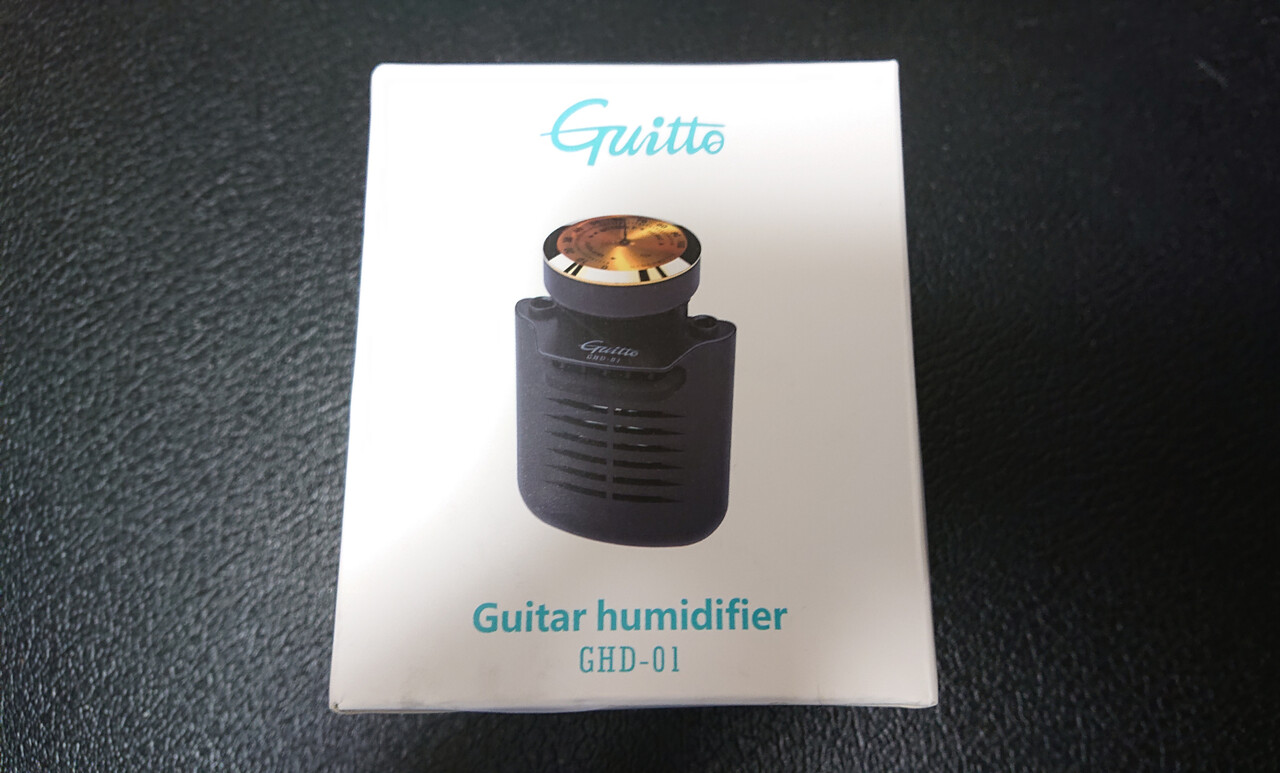 ケース内湿度計（加湿機能付き）Guitto GHD-01を導入 : 木の温もりを鉄弦にのせて